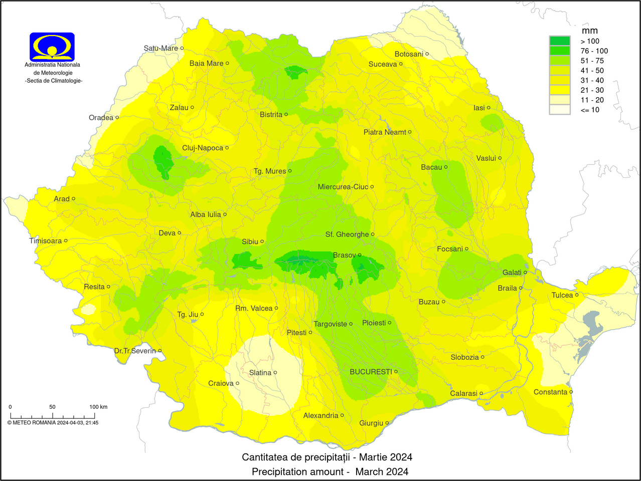 Meteo Romania | Buletin meteo