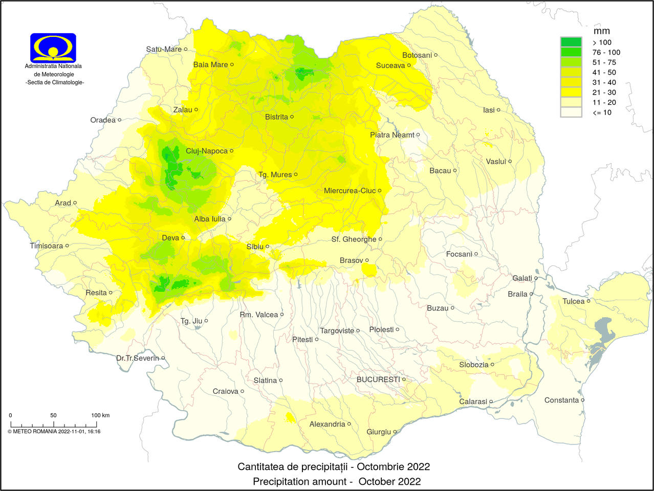 Meteo Romania | Aplicații de teledetecție