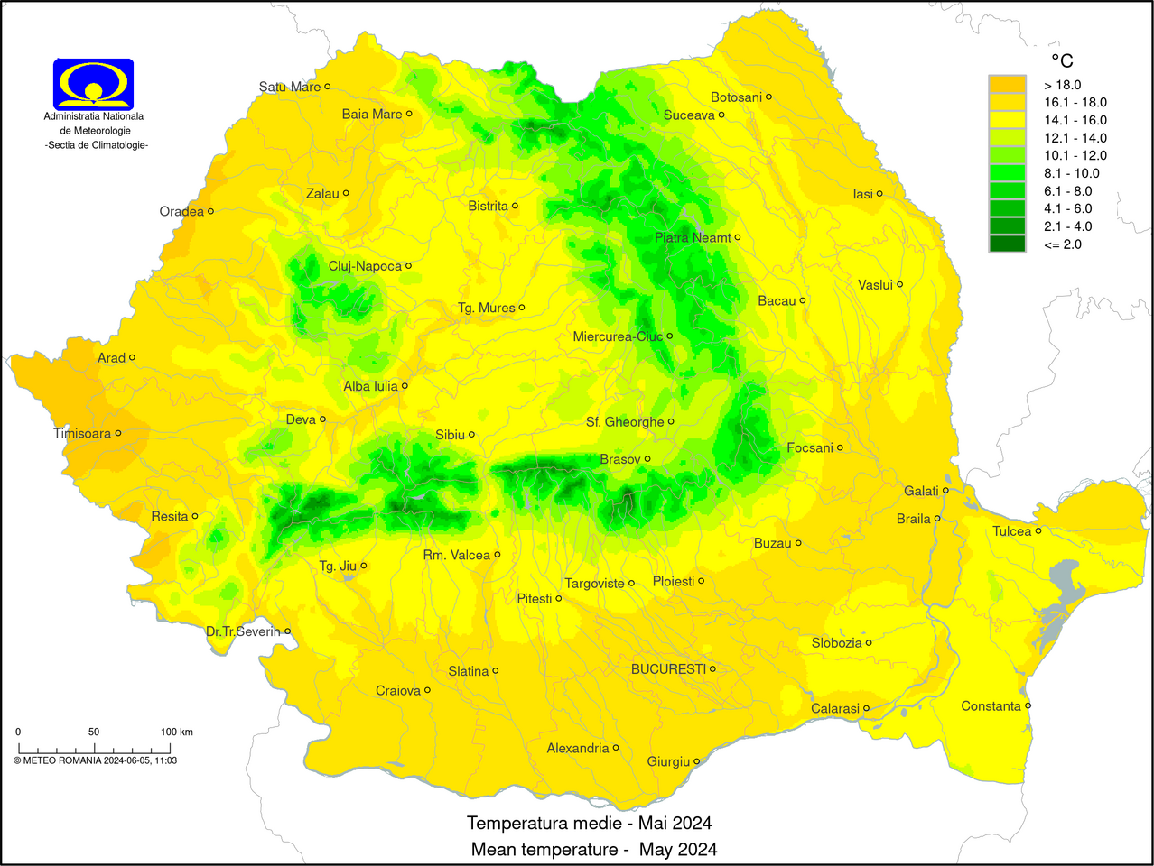 Meteo Romania | Buletin meteo