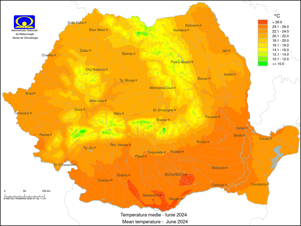 Meteo Romania | Buletin meteo